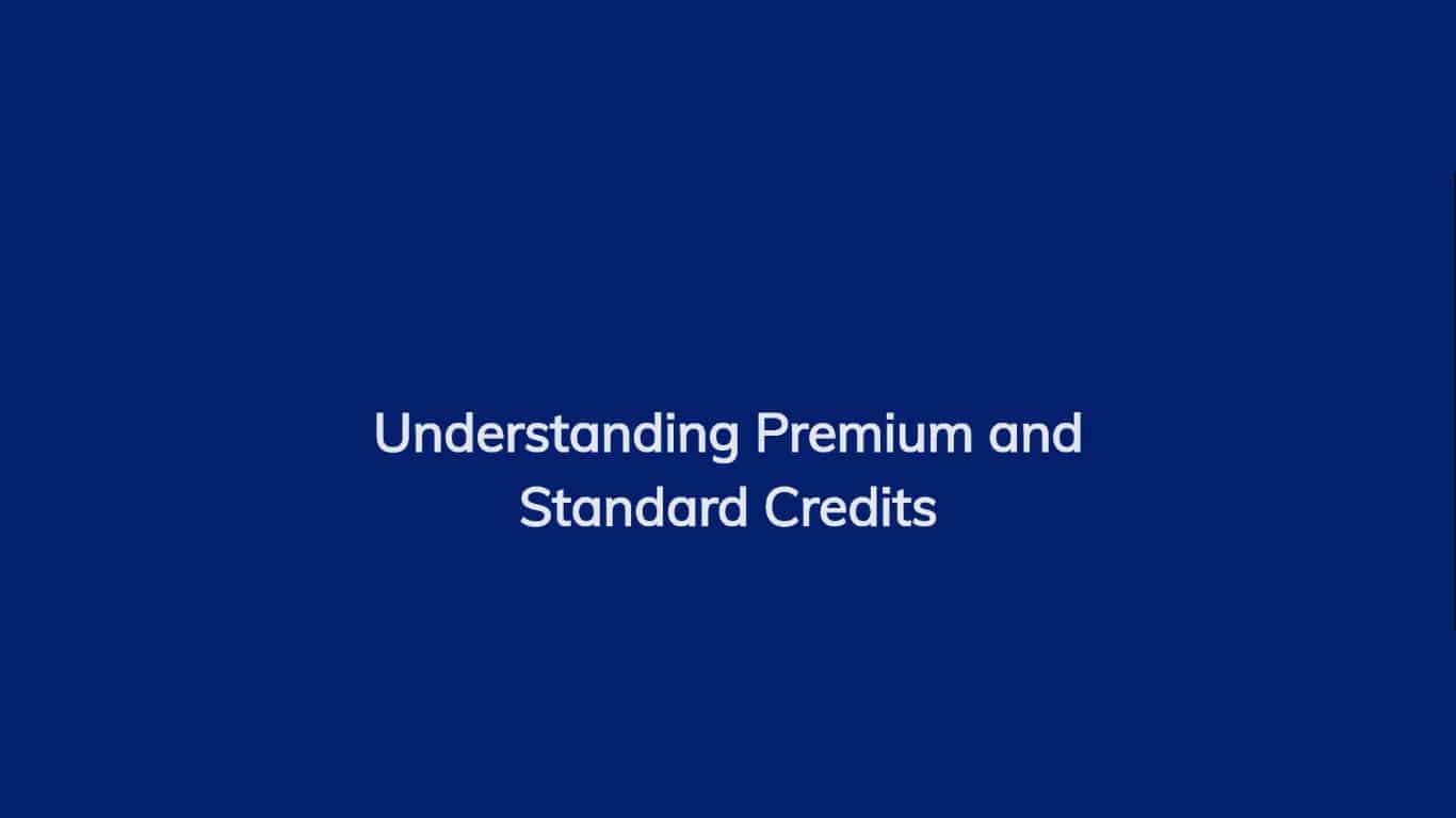 Understanding Premium and Standard Credits - StoryboardHero – AI ...