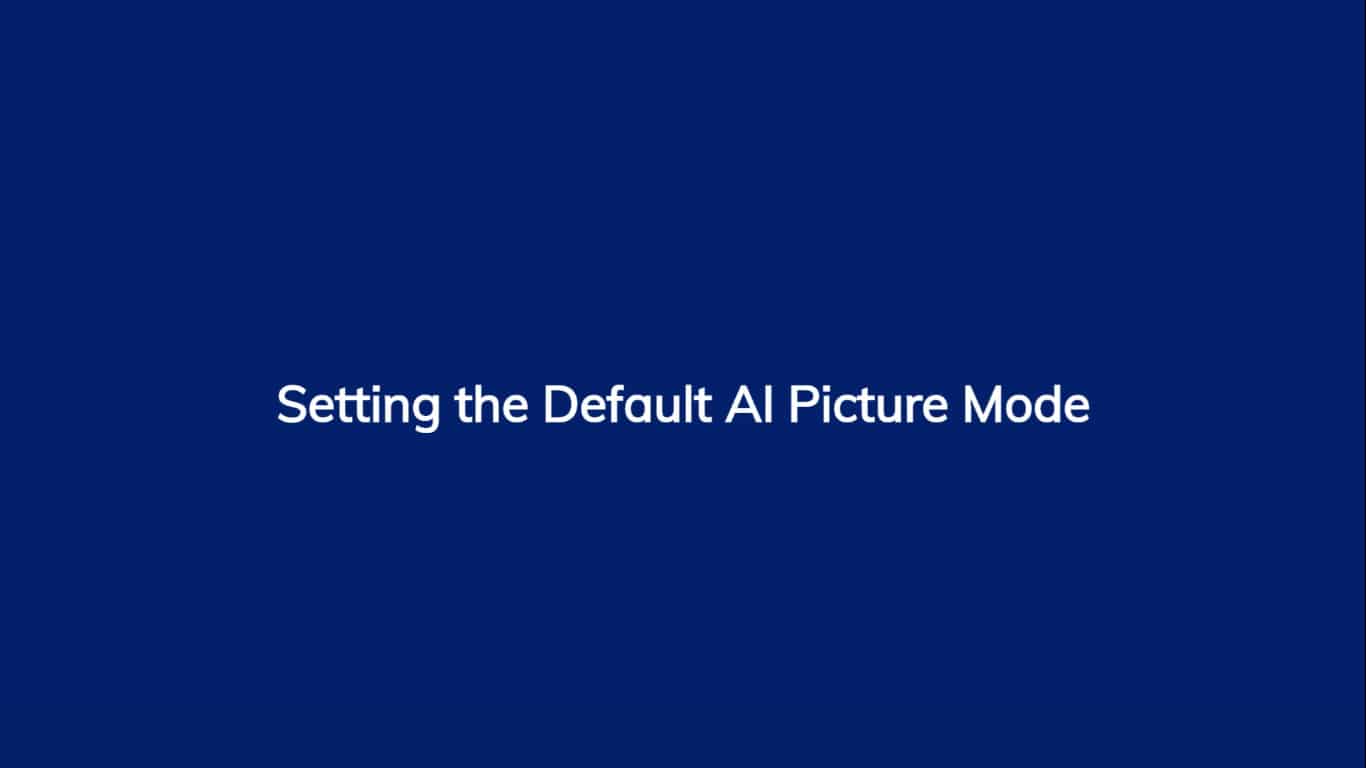 Setting the Default AI Picture Mode - StoryboardHero – AI Storyboard ...